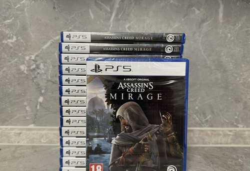 Assassins Creed Mirage PS5 новые диски
