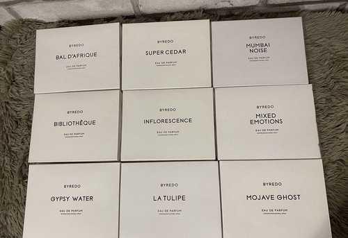 Парфюмерия byredo