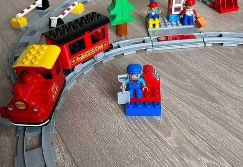 Lego duplo поезд железная дорога рельсы лего дупло