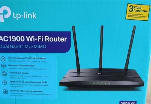 Продаю Wifi роутер tp-link archer A8 (AC1900)