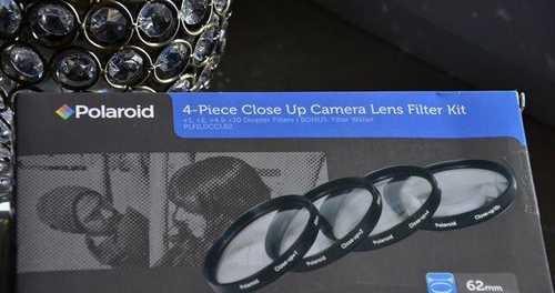Набор Close-UP 4-x фильров макро, 62 mm, Polaroid