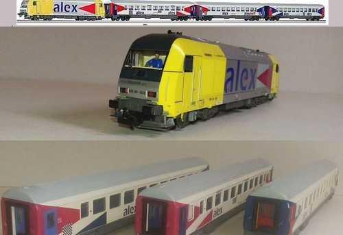 Железная дорога H0 1:87 Piko состав alex Express