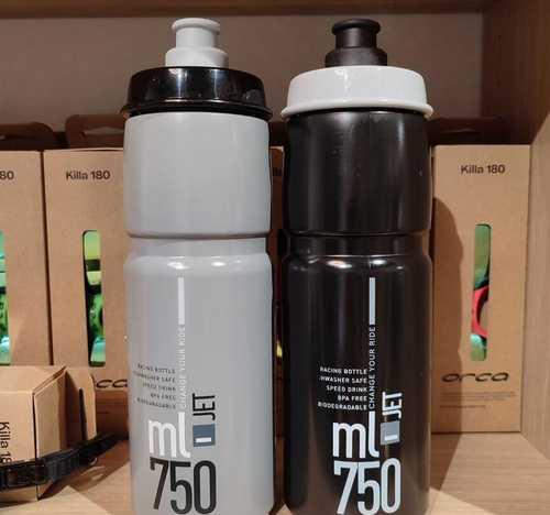 Фляга велосипедная elite Jet 750ml