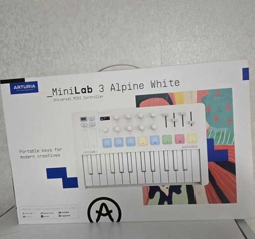 Arturia minilab 3 alpine white