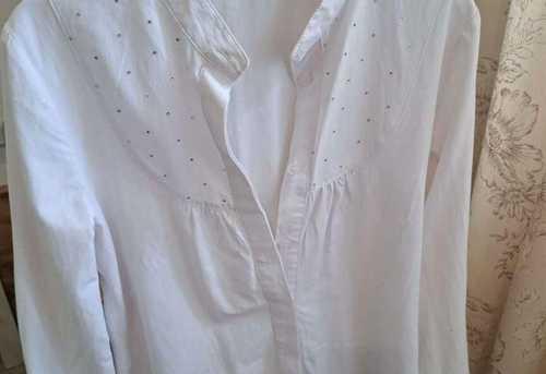 Рубашка-блузка белая для девочки