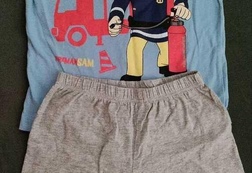 Пижама и халат махровый 110-116