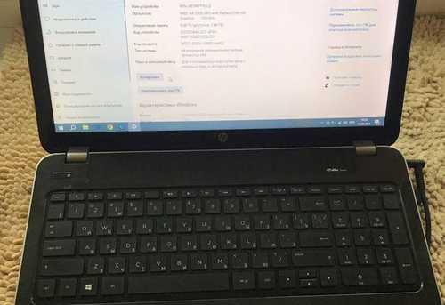 Ноутбук HP pavilion 15 notebook pc