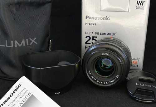 Panasonic Leica Summilux 25 1.4