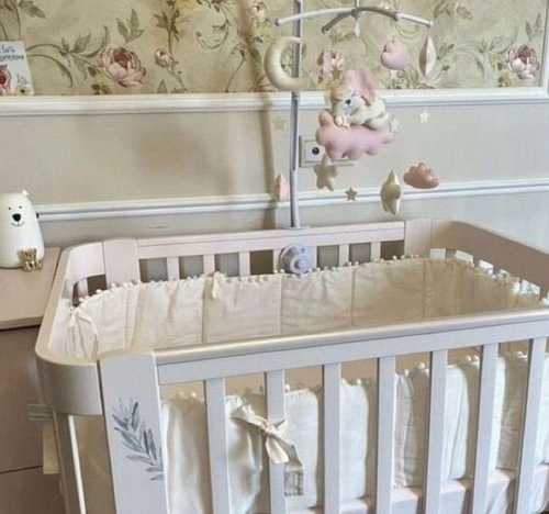 Кроватка Happy baby mommy love с расширением
