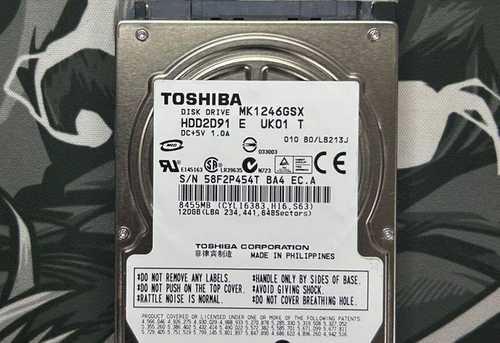 Жесткий диск Toshiba 120GB