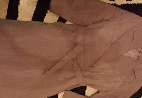 Пальто стеганое zarina 50 размер