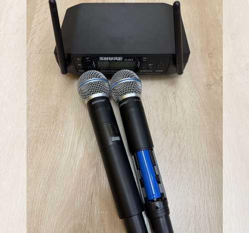 Микрофоны для караоке Shure glxd4