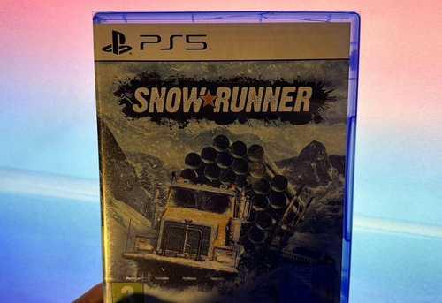 Новый Snowrunner ps5 диск русс