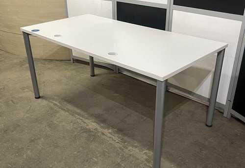 Компьютерный стол белый 160х80х72см