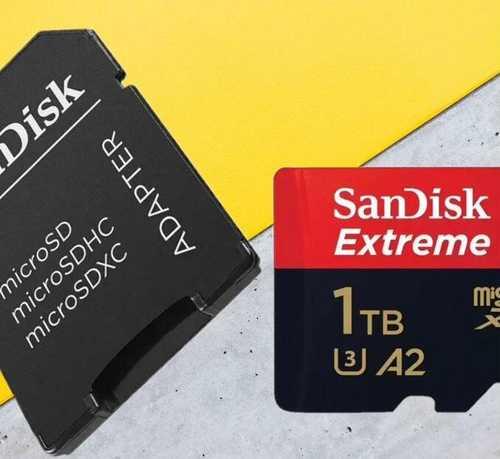 SanDisk MicroSD 1TB Extreme Pro V30 A2 U3 4K
