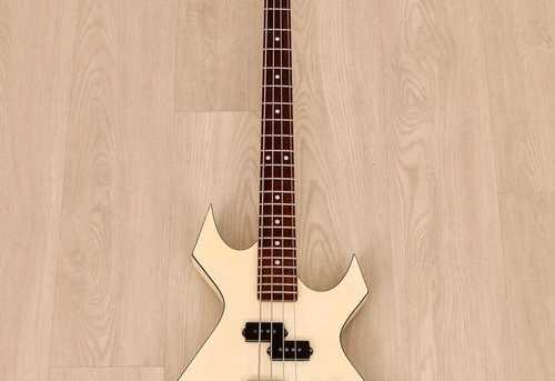 Бас-гитара B.C.Rich NJ Series Warlock Bass PP Whit