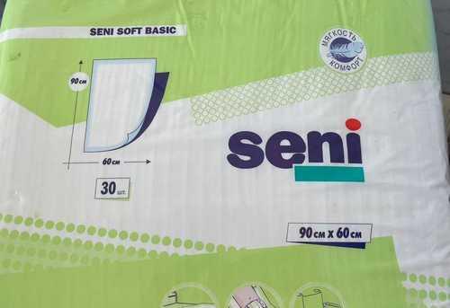 Пеленки seni soft basic 60 х 90 в упаковке 30 шт