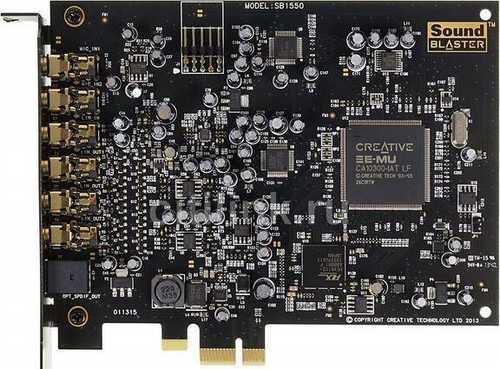 Звуковая карта PCI-E Creative Audigy RX