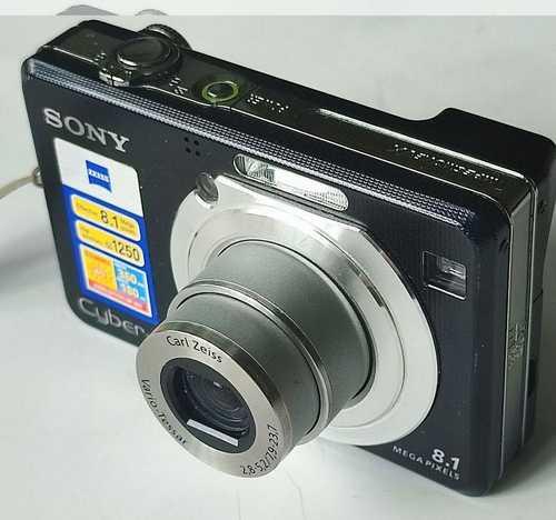 Цифровой фотоаппарат sony cyber shot DSC-W100