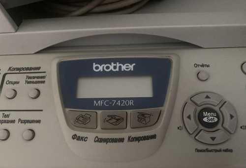 Принтер лазерный мфу brother 7420R