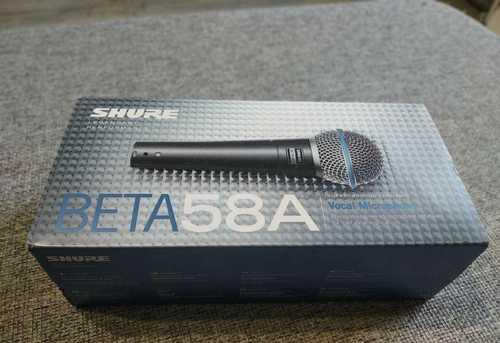 Микрофон shure beta 58a