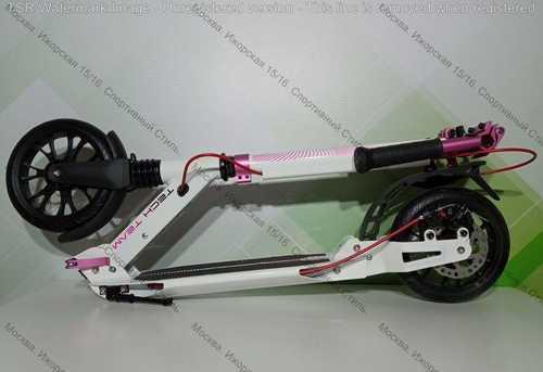 Самокат Tech Team TT City Scooter Disk pink новый