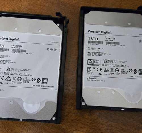 Жесткие диски WD UltraStar DC HC550 16TB