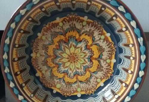 Тарелка глубокая 21.5х4.5 керамика Болгария
