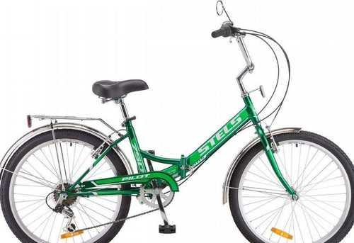 Велосипед stels 24” Pilot-750 V рост 14" зелёный