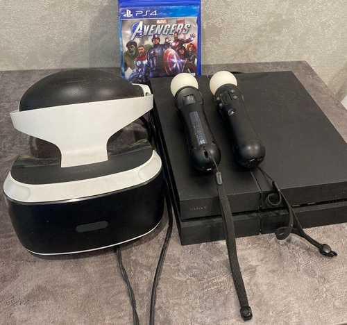 Sony playstation 4 vr шлем и джостики к шлему