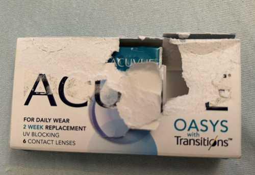 Acuvue oasys with Transitions (6 линз) -6.00