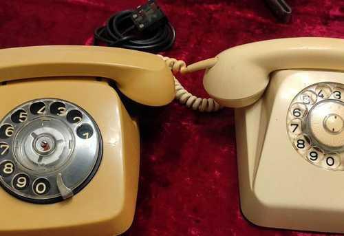 Старые телефоны дисковые времён СССР