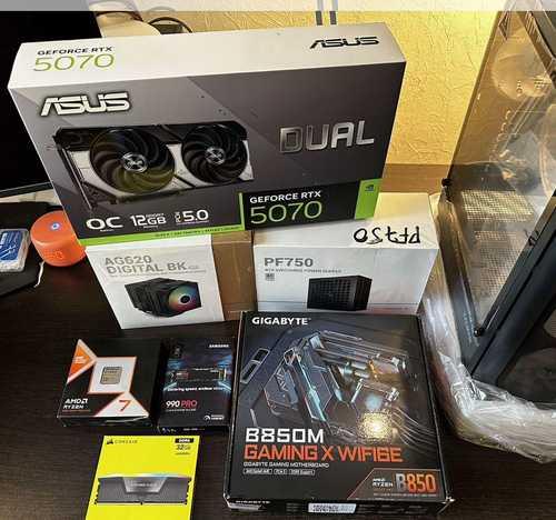 Игровой пк 9800X3D / 5070 / B850 / 32GB D5