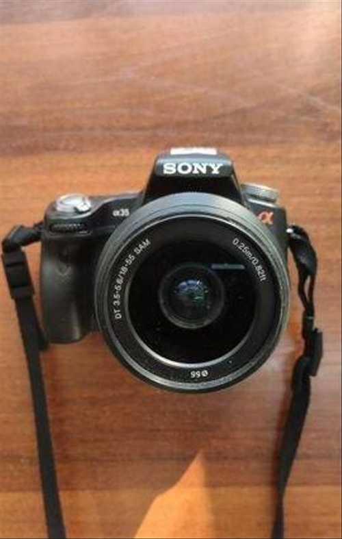 Sony Alpha SLT-A35 Kit с сзу