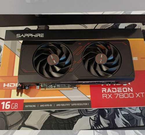 Видеокарта Sapphire Pulse Rx 7800 Xt