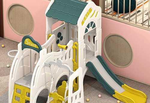Игровой комплекс unix Kids Playhouse с горкой и ка