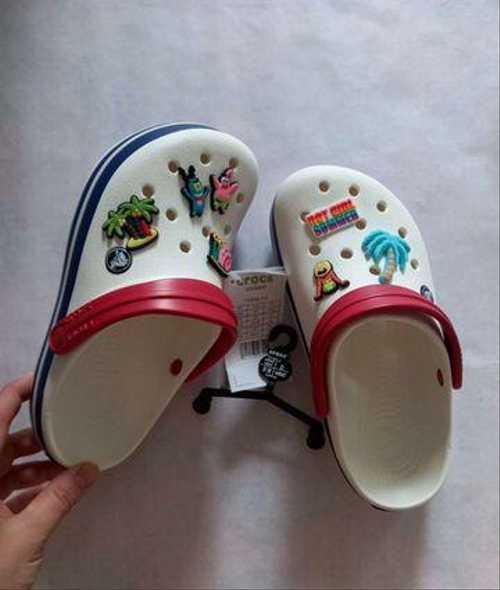 Новые Crocs M5W7 Crocband оригинал