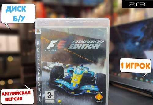 Formula One Championship Edition для PS3