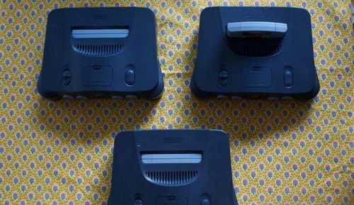 Игровые приставки Nintendo 64, 3шт. (PAL и NTSc-U)