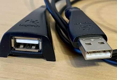 USB-удлинитель Logitech USB2.0 1.5m