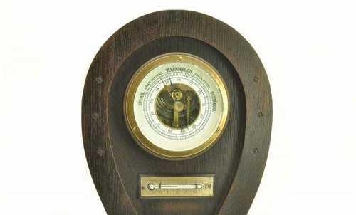 Старинные барометр + термометр Германия