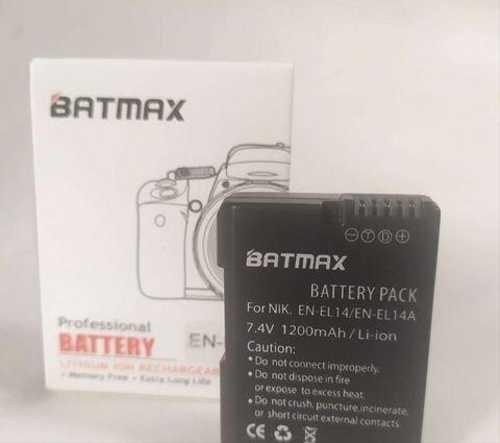 Аккумулятор Batmax EN- EL14 для фотоаппарата