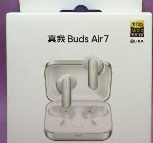 Realme buds air7, золотистые