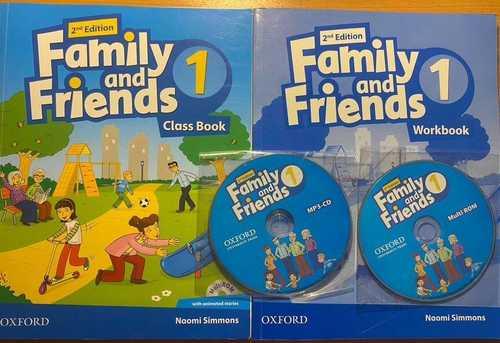 Family and friends 2 изд., учебник, тетрадь, диски