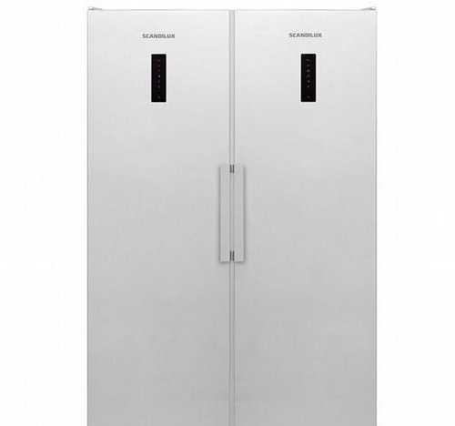 Холодильник scandilux SBS711EZ12W