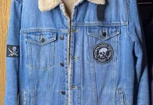 Куртка джинсова с мехом (шерпа)
