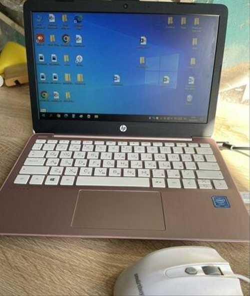 Нетбук hp stream laptop pink