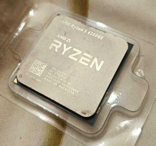 Процессор amd ryzen 4300ge