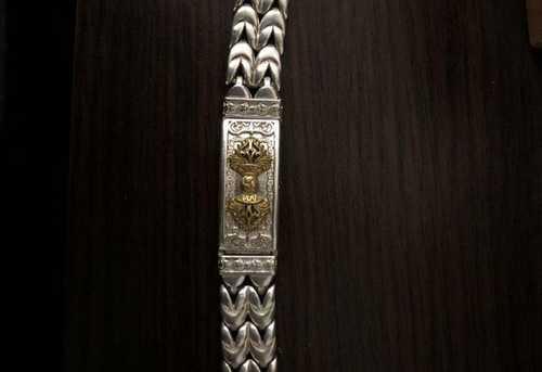 Серебряный браслет versace s925