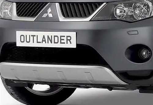Mitsubishi Outlander XL Накладка бампера